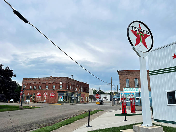 From the street, the museum stands as a bright spot in Atlanta, Illinois, proof that sometimes the best attractions come in small towns.