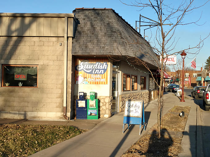 The modest exterior belies the culinary treasures within&mdash;like a delicious secret hiding in plain sight on Lindstrom's main street.