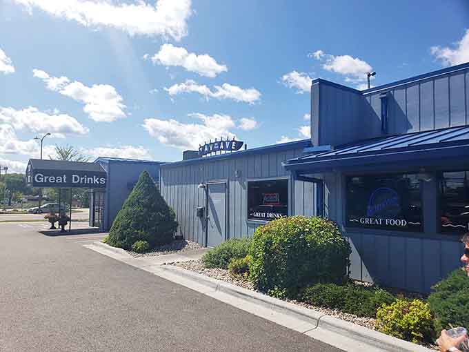 The exterior view shows a neighborhood establishment that's become a destination worth seeking out.