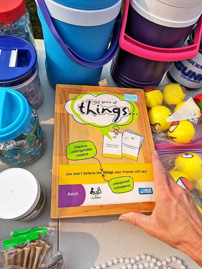 Board games await new players at Armada, where "The Game of THINGS" promises laughter-filled evenings that no smartphone app can replicate.