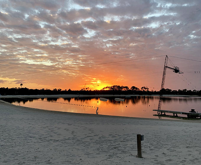 As the sun sets on a day of aquatic adventures, even the sky puts on a show &ndash; nature's way of saying "well done, humans."