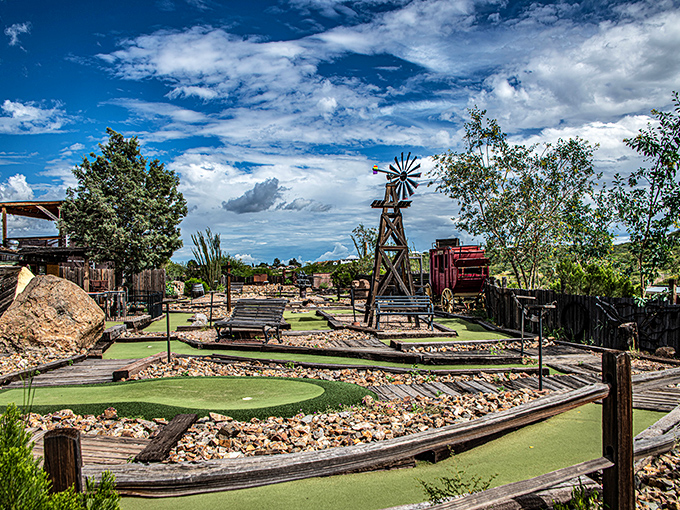 This mini-golf course at Old Tombstone Western Theme Park proves that even in the town too tough to die, family fun is always par for the course.