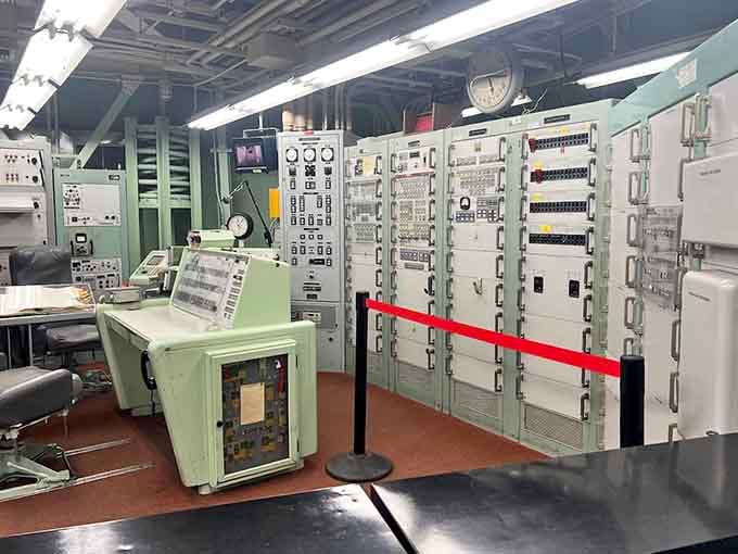 The control room where two people held the keys to nuclear war, preserved exactly as it was during the Cold War's tensest moments.
