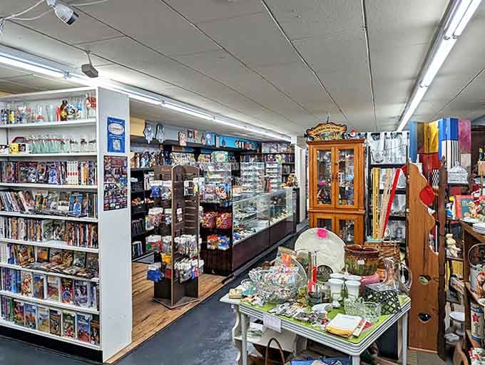 Every collector's dream &ndash; organized chaos of treasures where one person's forgotten knick-knack becomes another's prized conversation piece.