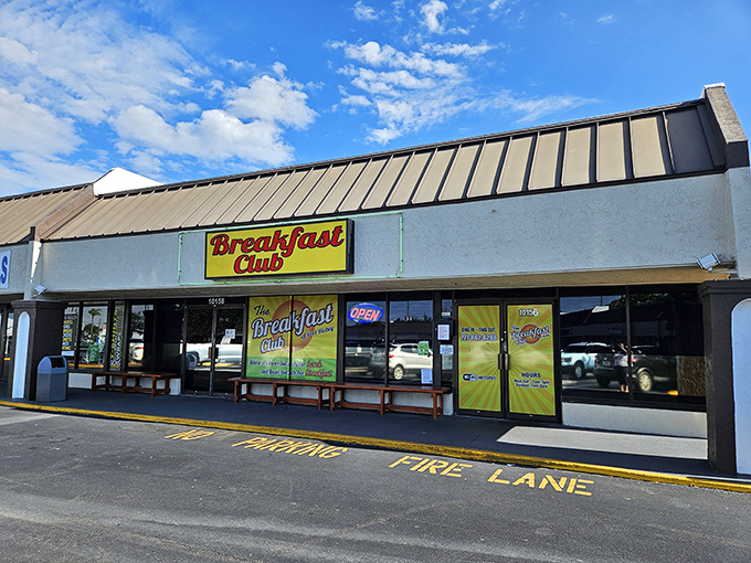 The storefront might be humble, but inside awaits a breakfast experience that rivals any fancy brunch spot in Florida.