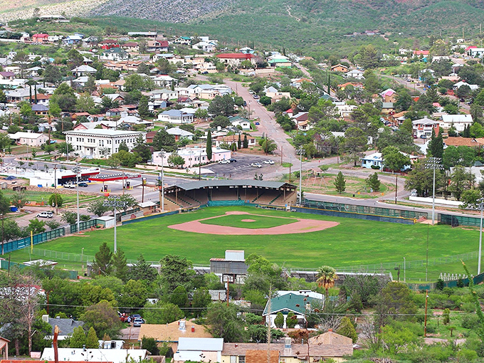 Warren Ballpark, one of America's oldest baseball fields, sits nestled in the valley below Bisbee&mdash;where America's pastime meets mining history.