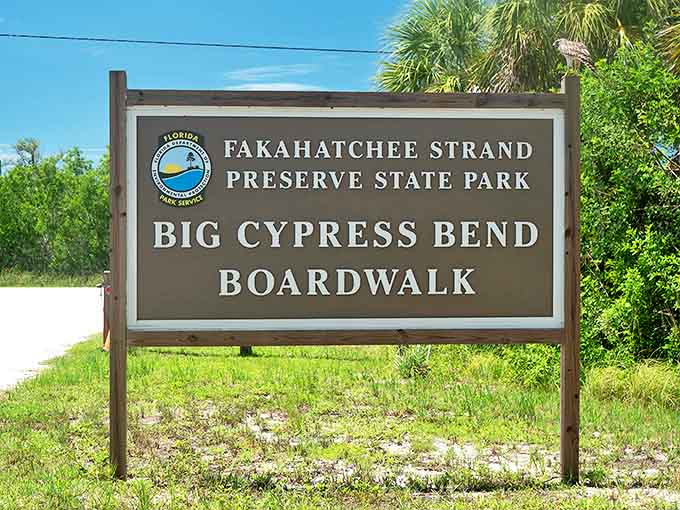 The sign promises adventure, but doesn't reveal the soul-restoring magic waiting just beyond &ndash; that's for you to discover.