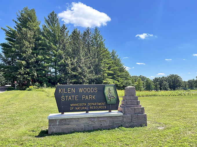 The Red Barn Farm sign stands as a beacon for pizza pilgrims seeking authentic flavors and farm-to-table excellence.