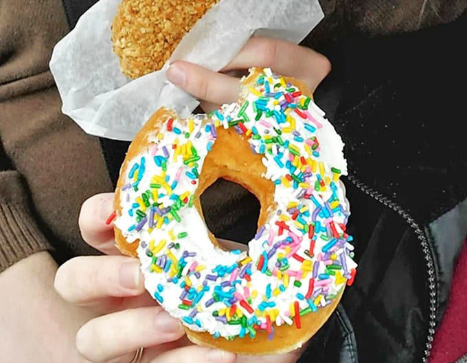 This sprinkle-covered masterpiece brings childlike joy to adults and kids alike &ndash; proof that sometimes happiness is as simple as colorful sugar.