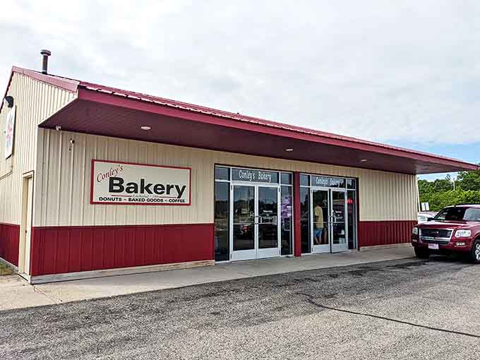 The red and cream exterior might be modest, but what happens inside this building is nothing short of culinary magic.