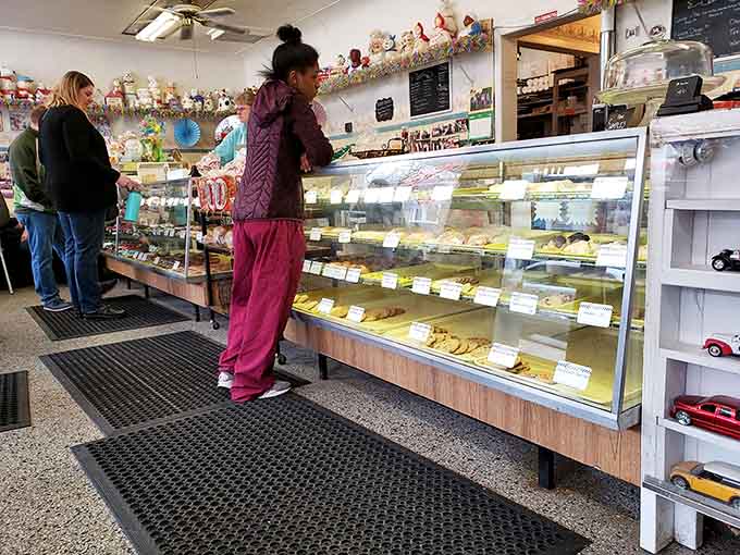 Behind this counter, magic happens daily &ndash; no wands required, just flour, sugar, butter, and decades of know-how.