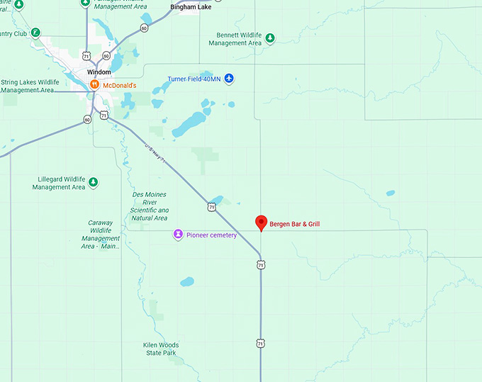 16. bergen bar & grill map