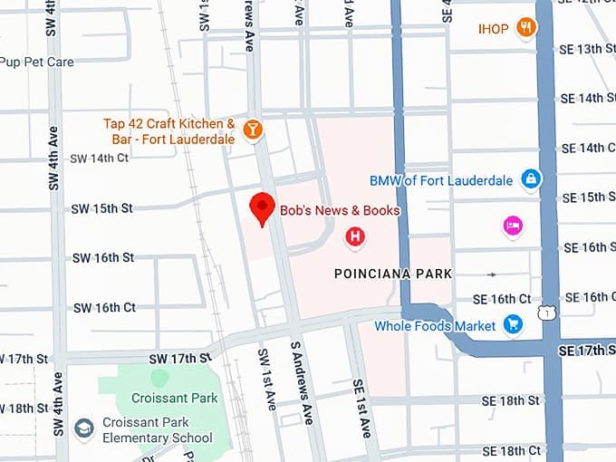 16. bob's news & books map