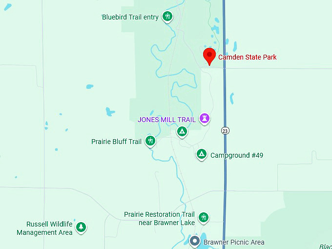 16. camden state park map