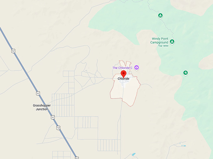 16. chloride, arizona map