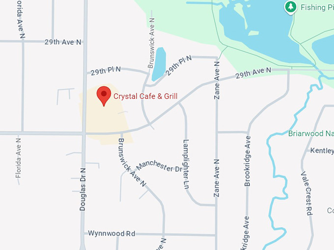 16. crystal cafe grill 10 map