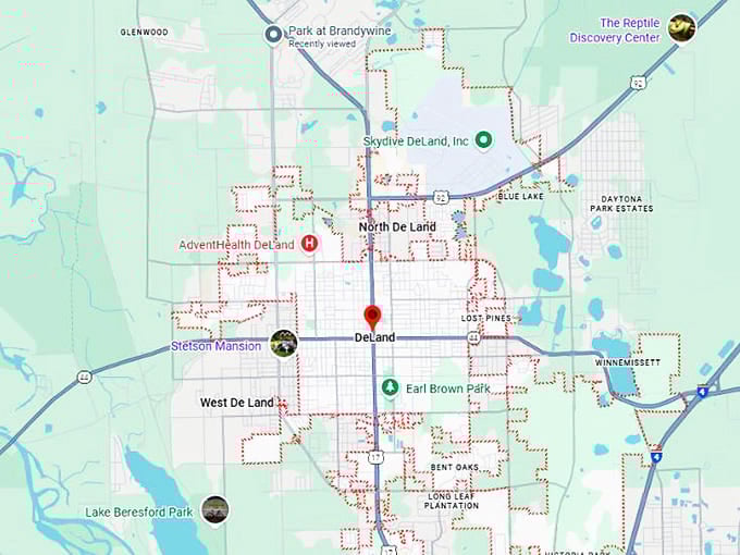 16. deland fl map