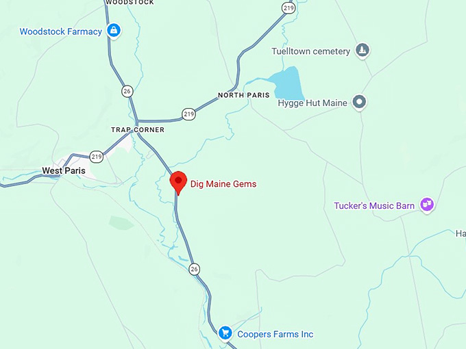 16. dig maine gems map