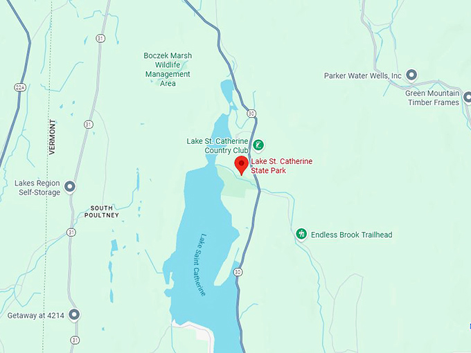 16. lake st. catherine state park map