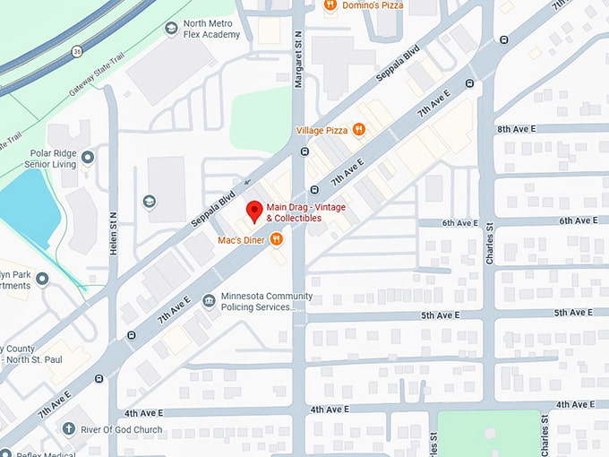 16. main drag vintage & collectibles map