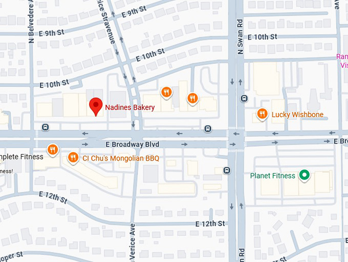 16. nadines bakery map