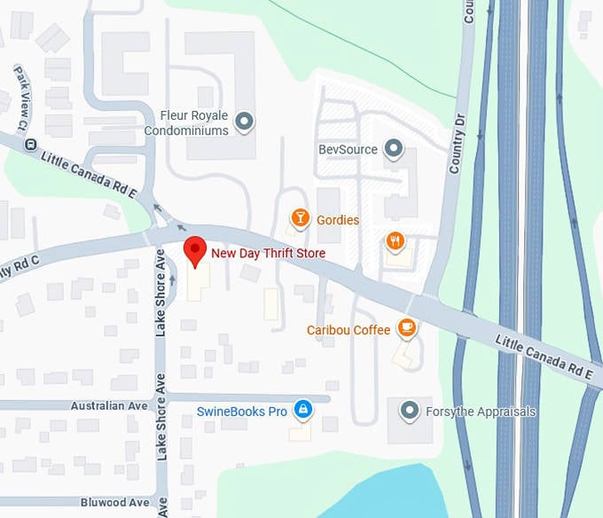 16. new day thrift store (little canada, mn) map
