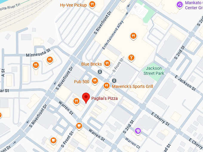 16. pagliai's pizza (524 s front st, mankato, mn 56001, united states) map