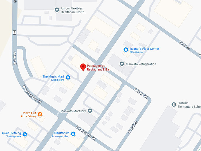 16. pappageorge restaurant & bar map