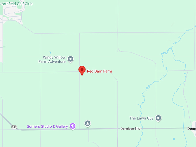 16. red barn farm 10 map