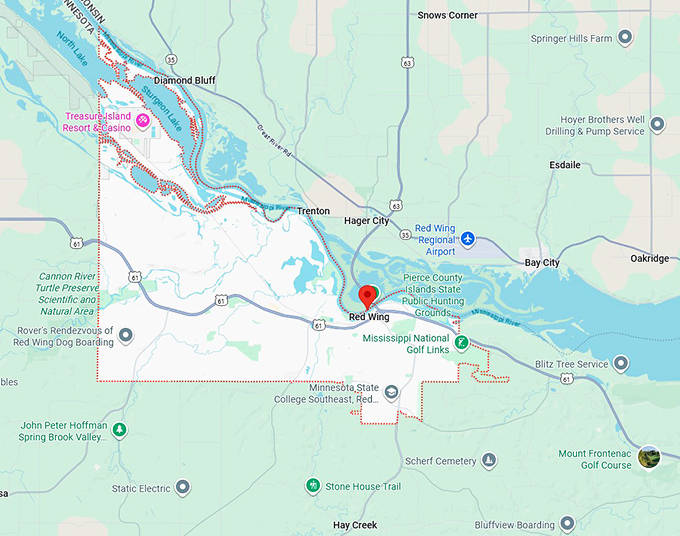 16. red wing manor 1876 (vrbo) map
