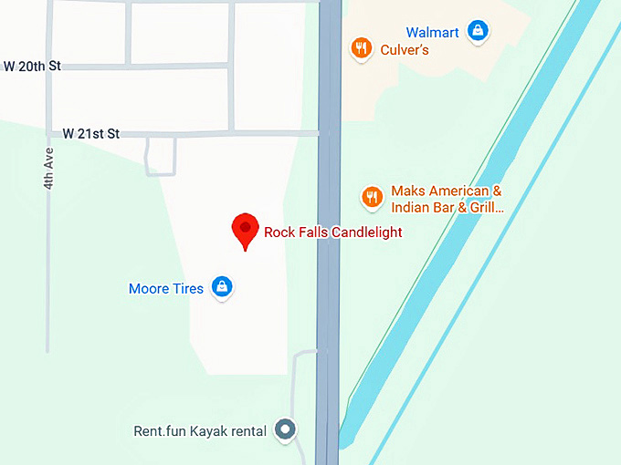 16. rock falls candlelight map