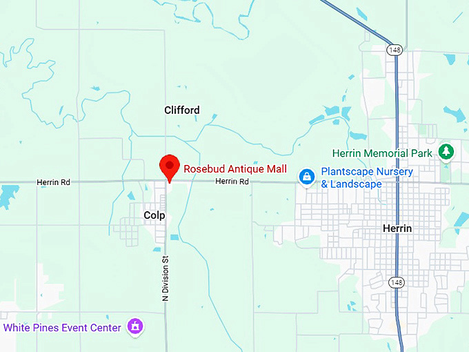 16. rosebud antique mall map