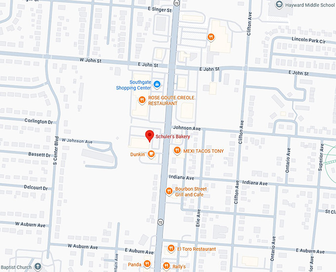 16. schuler's bakery s limestone st, springfield, oh map