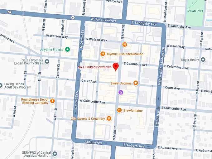 16. six hundred downtown 10 map