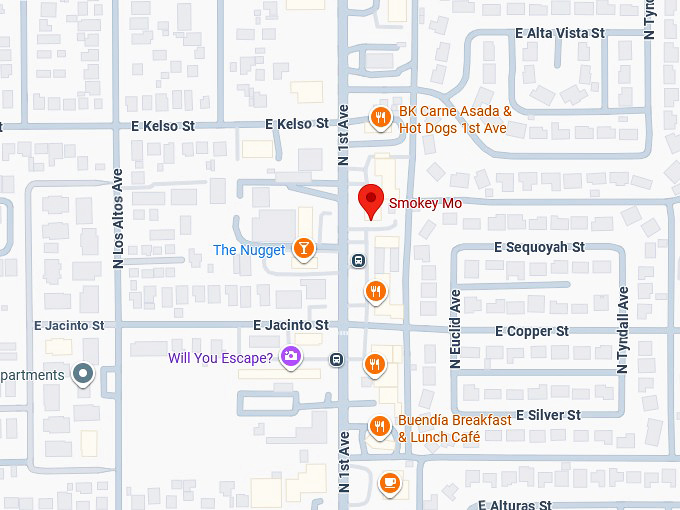16. smokey mo (tucson, az) map