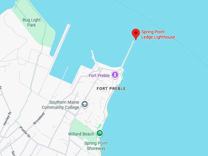 16. spring point ledge lighthouse map