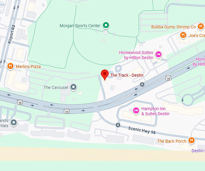 16. the track destin map