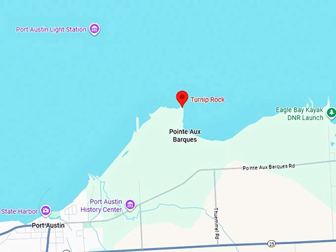 16. turnip rock map