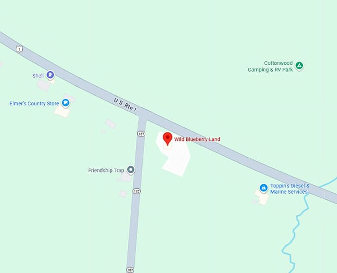 16. wild blueberry land map