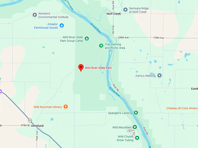 16. wild river state park map