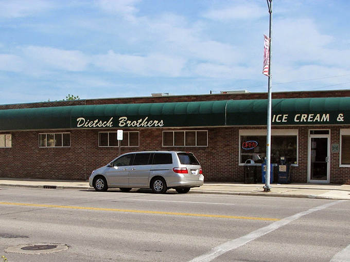 Dietsch Brothers' iconic green awning welcomes visitors like a beacon of sweetness on Findlay's Main Cross Street &ndash; no password required for entry.