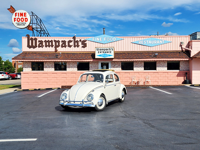 Wampach's pink exterior and vintage "Fine Food" sign promise comfort food classics that generations of Shakopee locals have enjoyed.