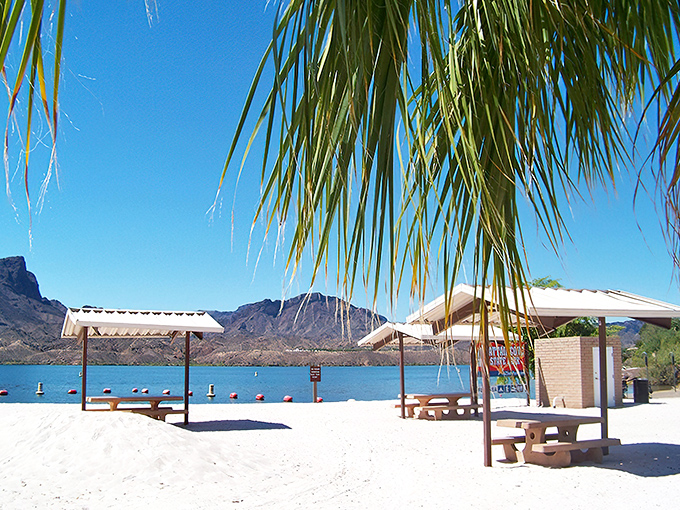 Shaded picnic areas with million-dollar views make even a simple sandwich taste like gourmet fare.