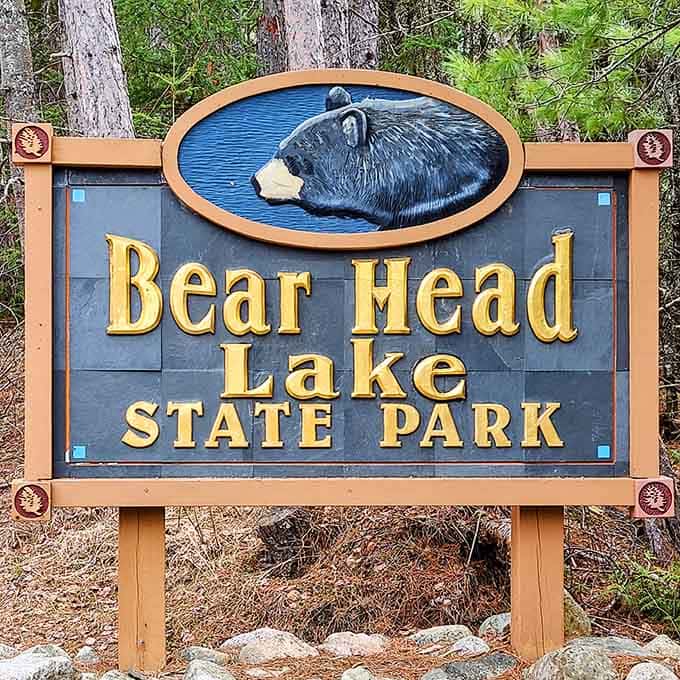 That bear on the sign isn't just decorative, it's fair warning that you're entering territory where wildlife still runs the show and humans are just visiting.