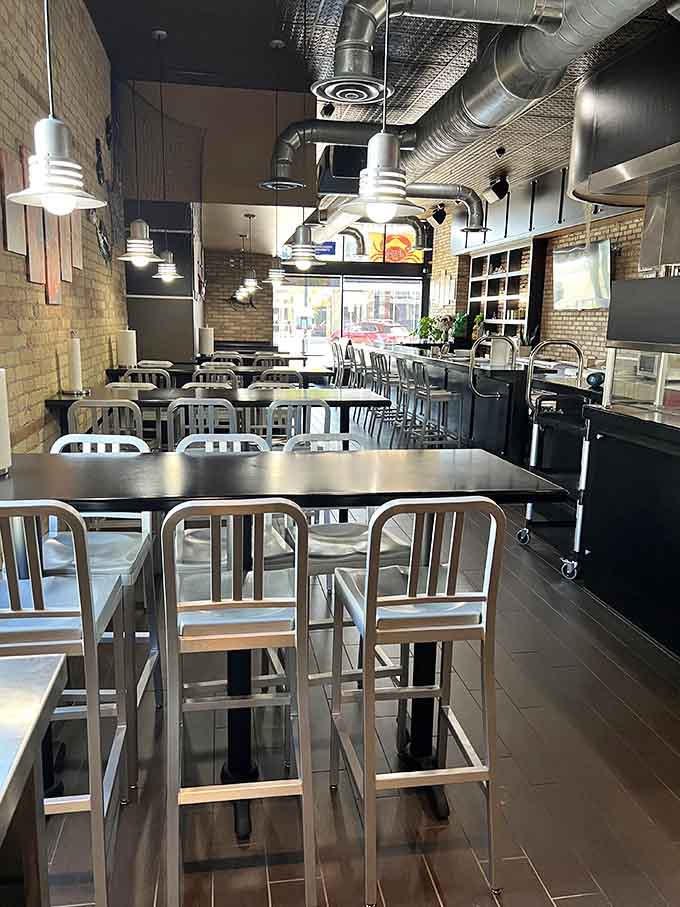 Industrial chic meets coastal casual in a space designed for serious seafood enjoyment and zero pretension.