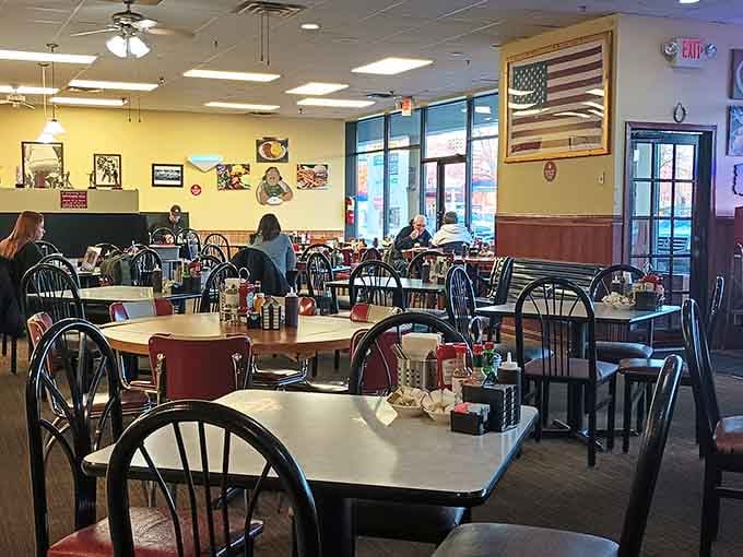 Classic diner vibes meet genuine warmth in a space where comfort trumps pretension every single time.