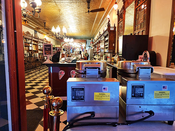 Step inside and your eyes need a moment to adjust to all this vintage glory and gleaming temptation.