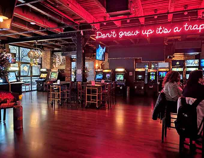 Step inside where neon dreams come true and the only thing brighter than the lights is the smile on everyone's face.