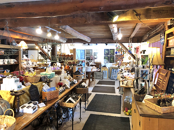 Step inside and time slows down. Exposed beams, handcrafted treasures, and the promise of chocolate create a wonderland that Mr. Rogers would approve of.