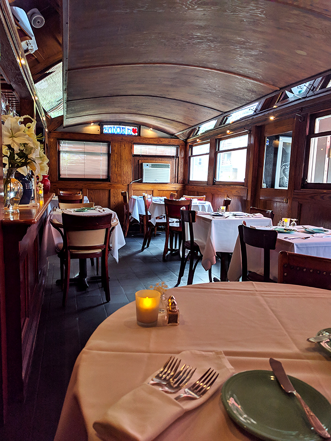 Inside this intimate converted diner, white tablecloths and candlelight transform a vintage space into one of Vermont's most romantic dining destinations.